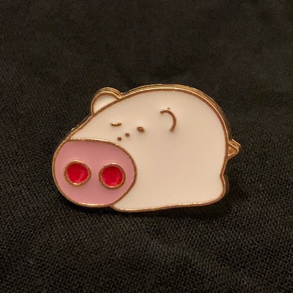Jewelry | Pig Sleeping Enamel Lapel Pin | Poshmark